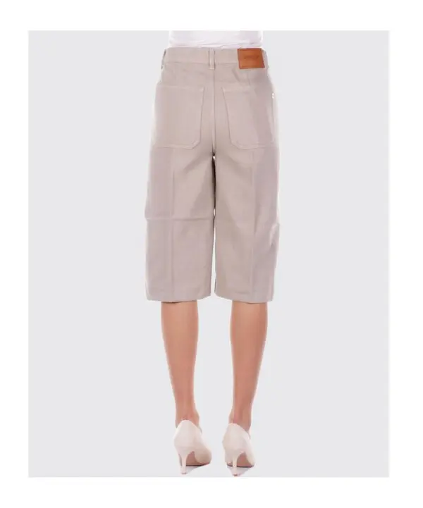 DONDUP Delfine Regular Fit Denim Shorts - Nude