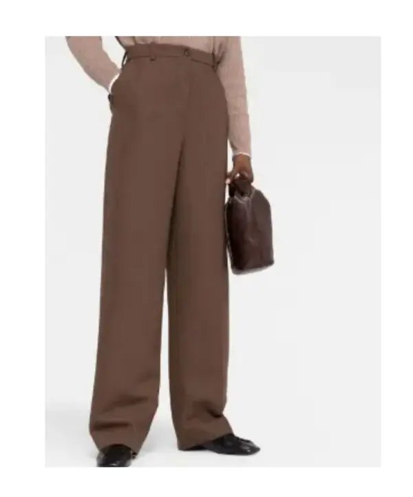 THE ROW Wide-leg Trousers - Brown