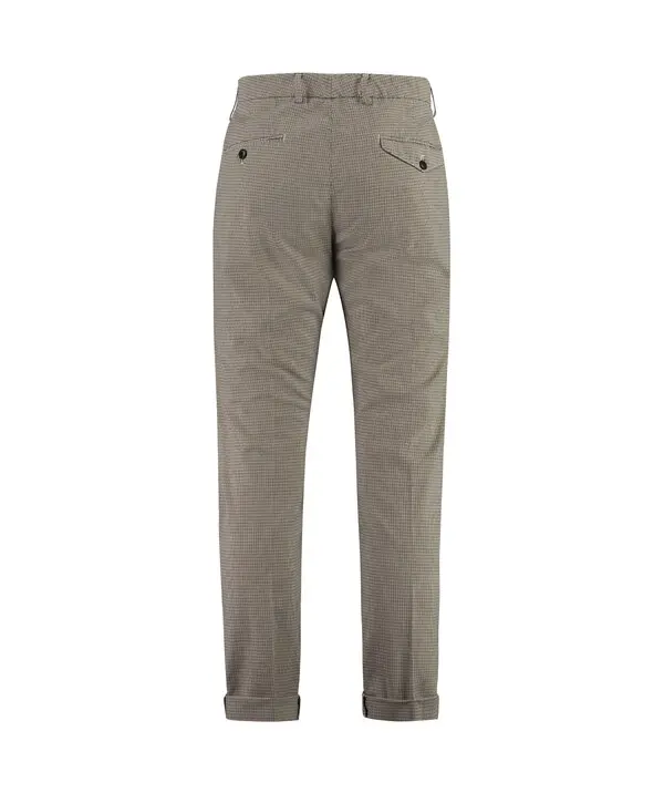 DONDUP Joe" Prince Of Wales Checked Tailored Trousers