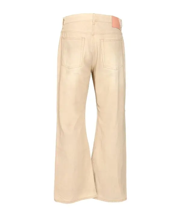 Acne Studios Logo Patch Flare Jeans