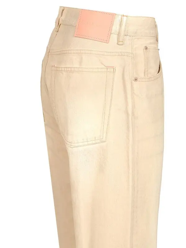 Acne Studios Logo Patch Flare Jeans