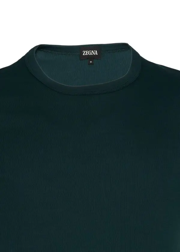 Zegna Short Sleeved Crewneck T-shirt