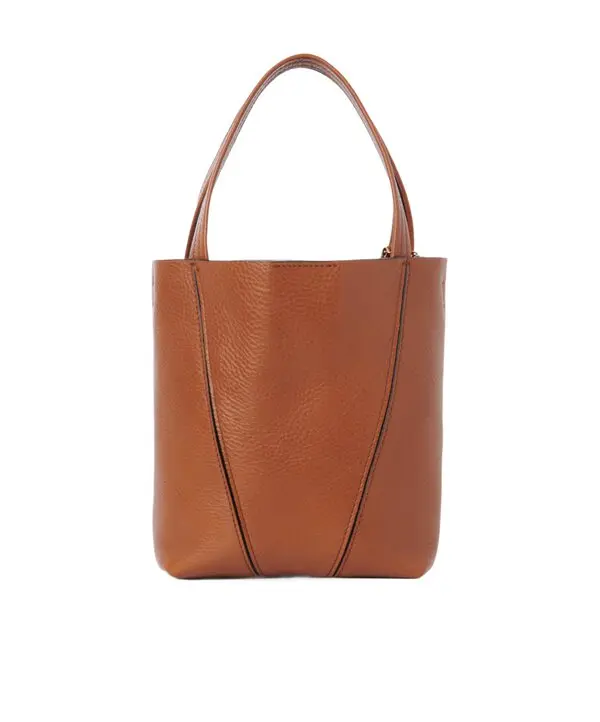 Chloé Small Spin Charm Detail Tote Bag - Drab