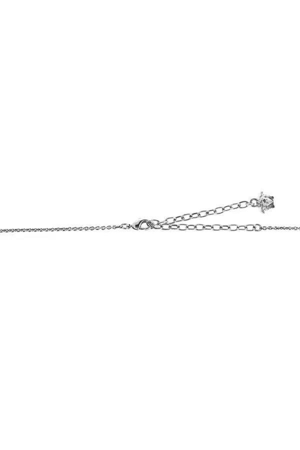 Versace Medusa Plaque Necklace - White