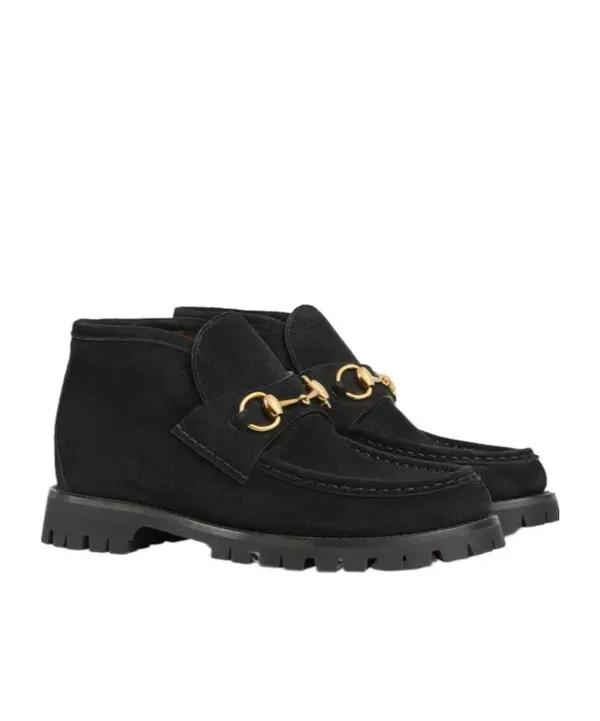 Gucci Ankle Boot With Horsebit Detailing