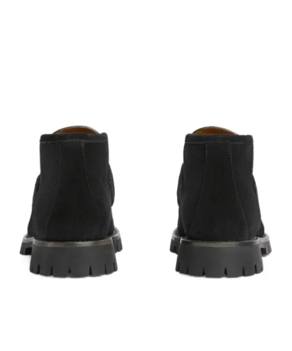 Gucci Ankle Boot With Horsebit Detailing