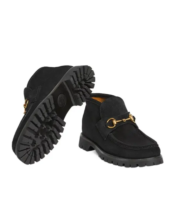 Gucci Ankle Boot With Horsebit Detailing
