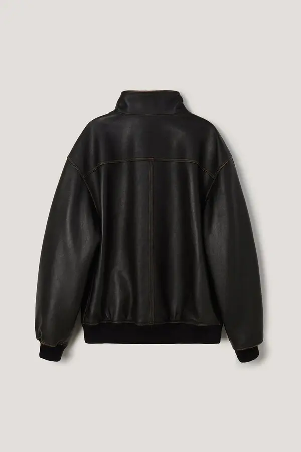 DUNST Long-sleeved Leather Jacket