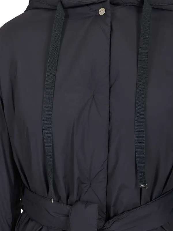 Herno Belted Hooded Jacket