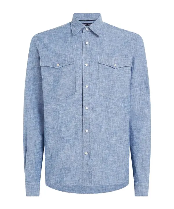 Tommy Hilfiger Lapel Denim Shirt
