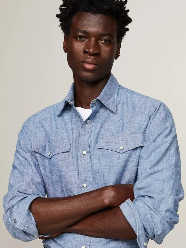Tommy Hilfiger Lapel Denim Shirt