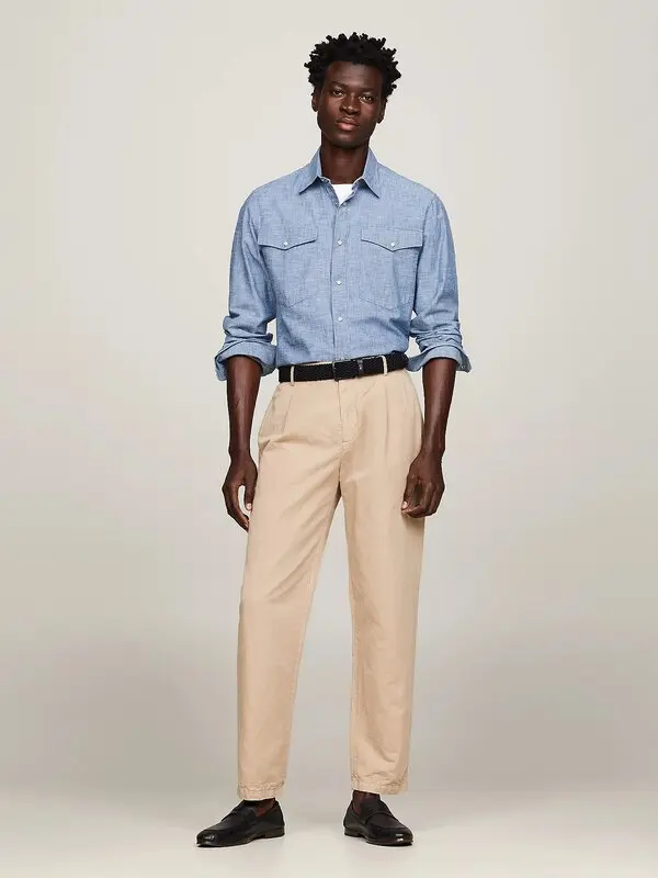 Tommy Hilfiger Lapel Denim Shirt