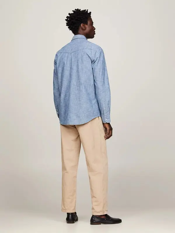 Tommy Hilfiger Lapel Denim Shirt