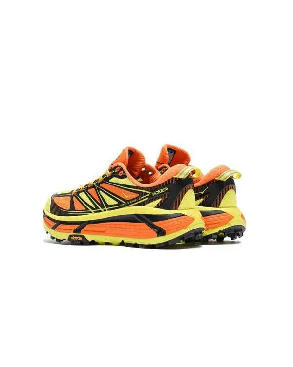 Hoka One One Mafate Speed 2 Lace-up Sneakers - Citrus/black