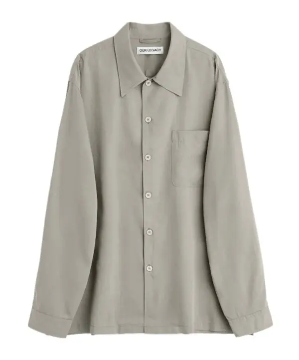 Our Legacy Borrowed Relaxed Shirt - Willow Grey