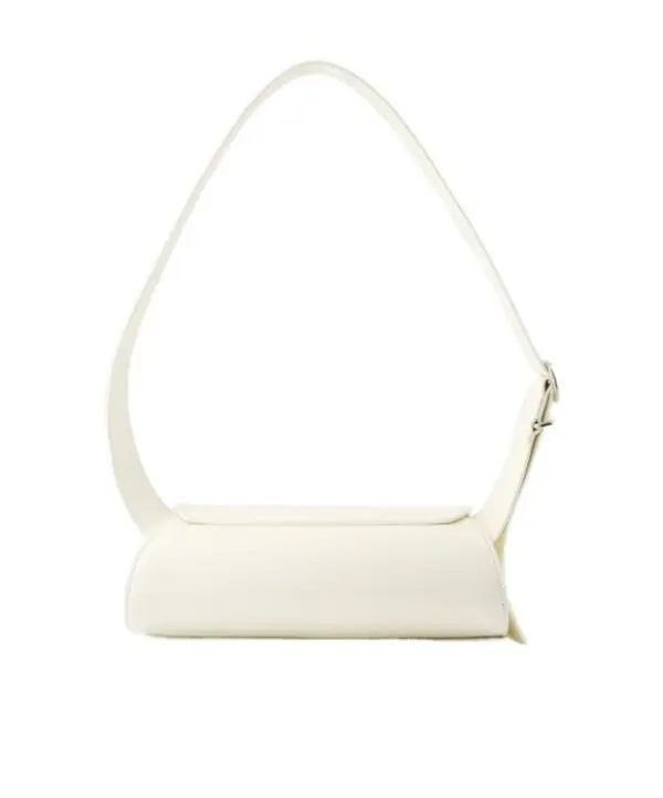 JIL SANDER Cannolo Logo Stamped Small Shoulder Bag