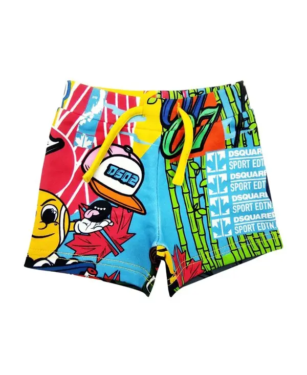 Dsquared2 Lace Up Shorts - Multicolor