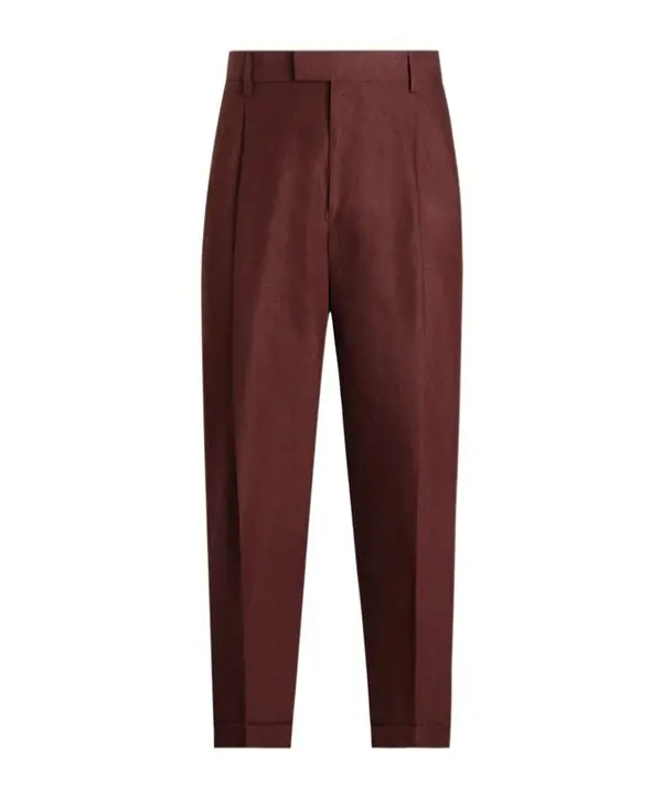 Dolce & Gabbana Pressed Crease Pants - Red