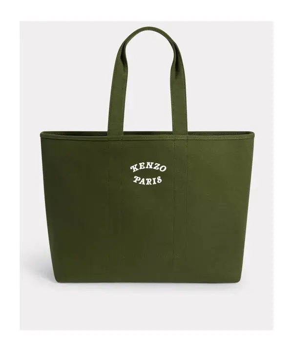 Kenzo Verdy Market Reversible Large Tote Bag - Khaki - 18% Off