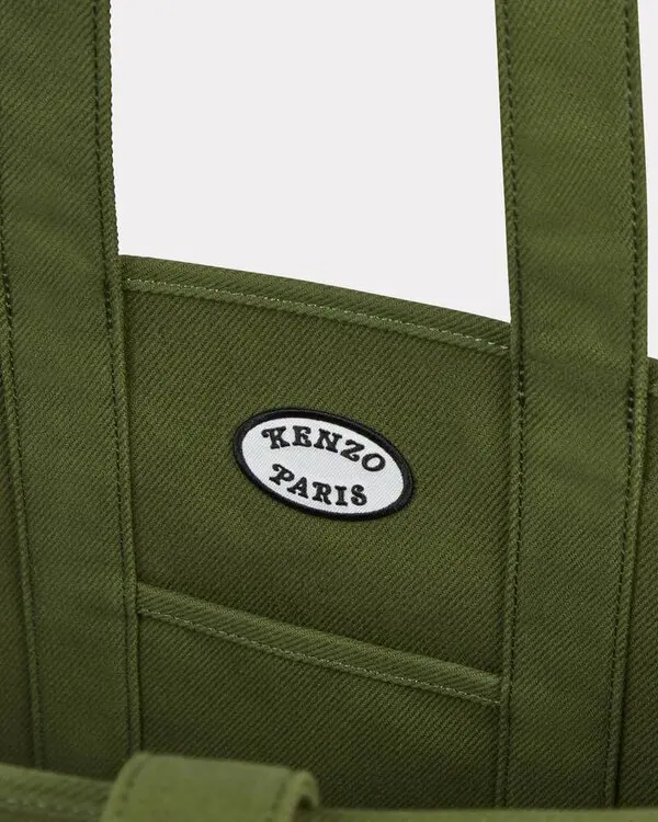 Kenzo Verdy Market Reversible Large Tote Bag - Khaki