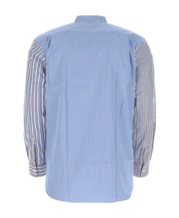 Comme Des Garçons Striped Long-sleeved Shirt