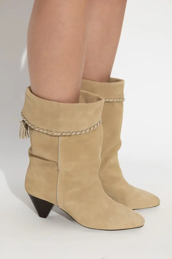 Isabel Marant Étoile Dalby Boots With Tassels - Brown
