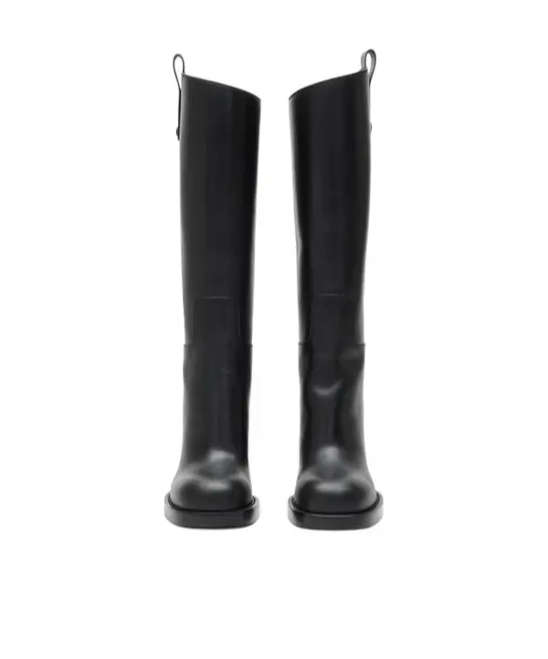 Burberry Cavalier High Heel Boots - Black
