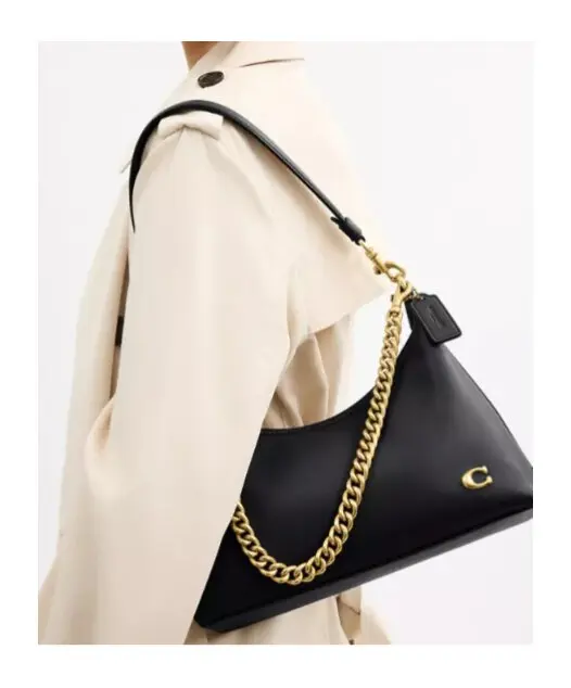 COACH Juliet 25 Shoulder Bag - Brass/black