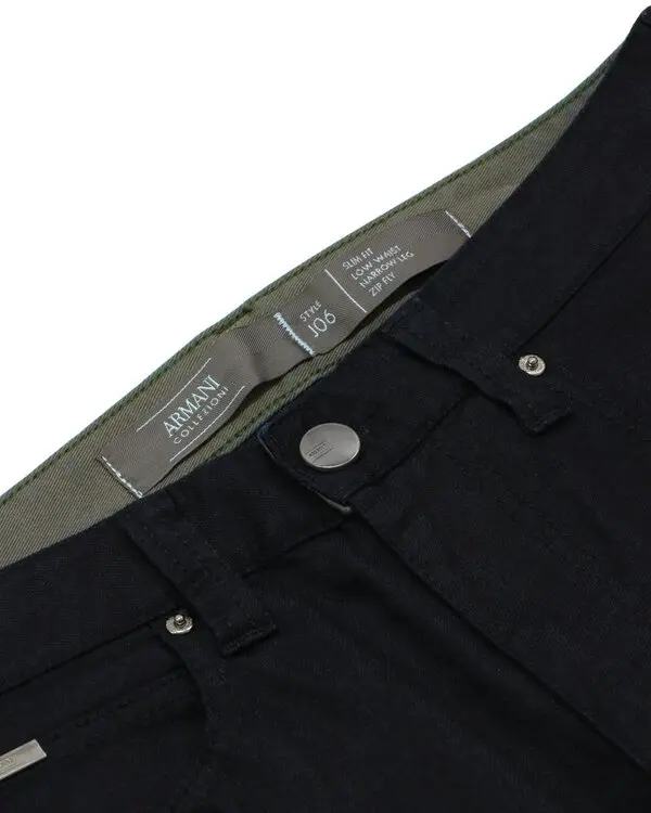 Emporio Armani Logo Jeans - Black