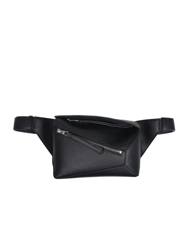 Loewe Small Puzzle Bum Bag - Black