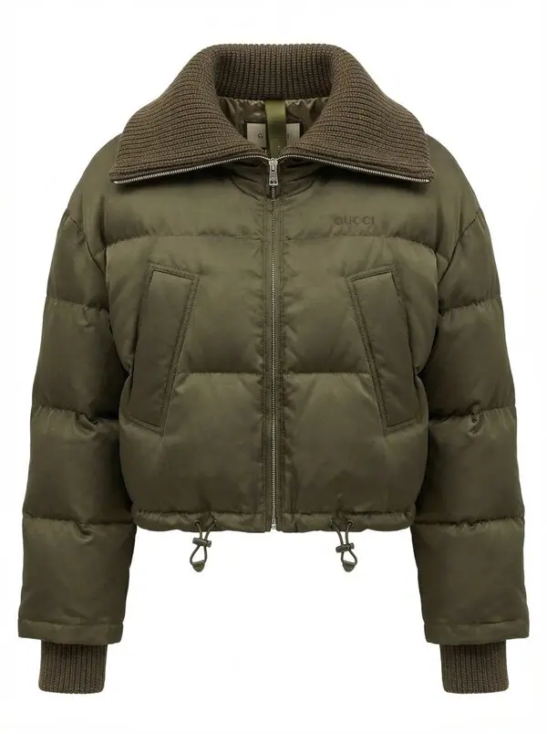 Gucci Fine Gabardine Puffer Jacket