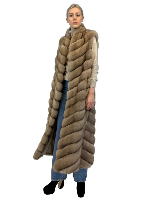 LISKA Sleeveless Long Fur