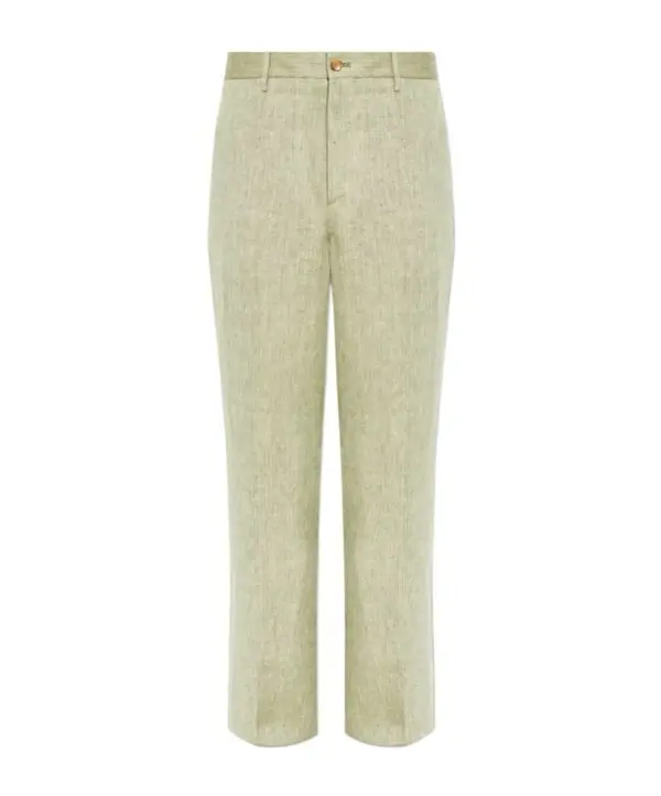 Etro Herringbone Tailored Pants - Nude