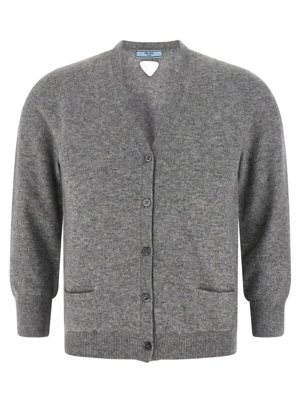 Prada Cashmere V-neck Cardigan