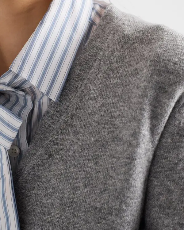 Prada Cashmere V-neck Cardigan