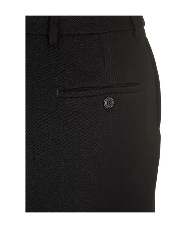 Balenciaga Side Slit Tailored Maxi Skirt