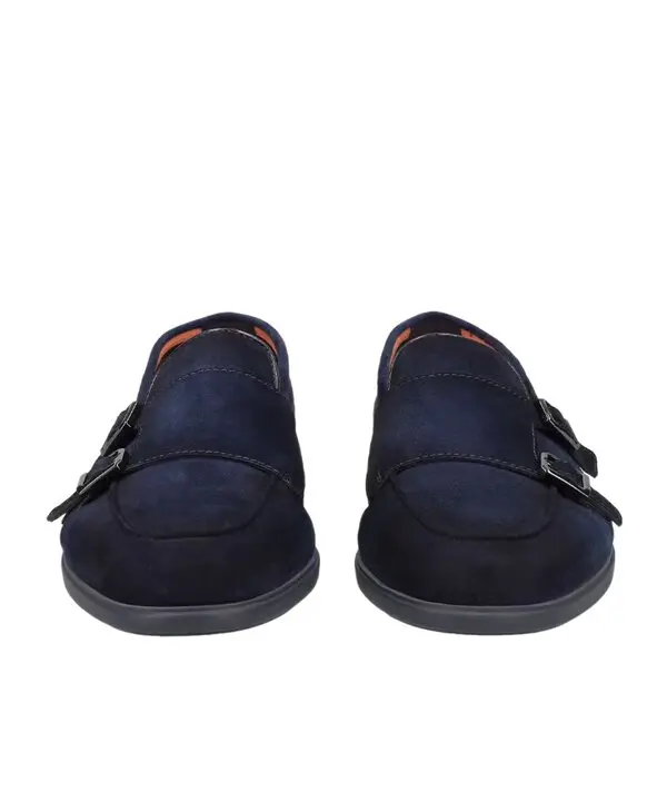 Santoni Double-buckle Monk Strap Loafers