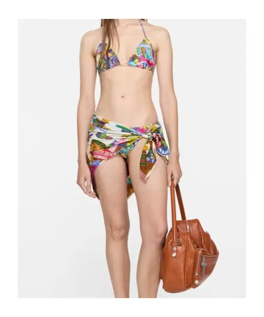 Acne Studios Graphic Print Bikini