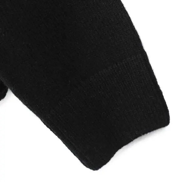Maison Kitsuné Baby Fox Boxy Cardigan - Black