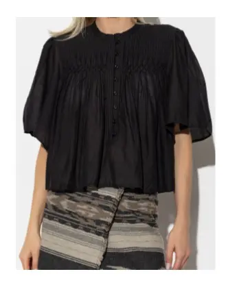 Isabel Marant Étoile Embroidered Blouse - Black