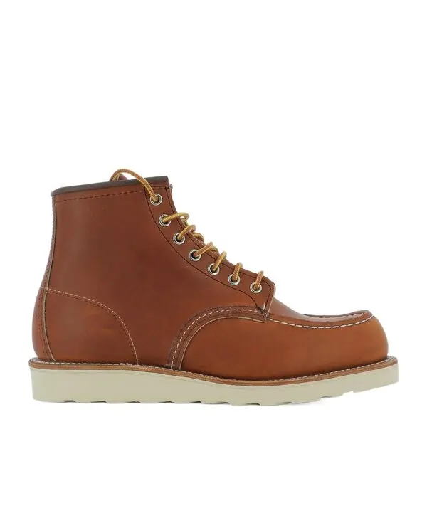 Red Wing Moc Lace-up Ankle Boots - Brown