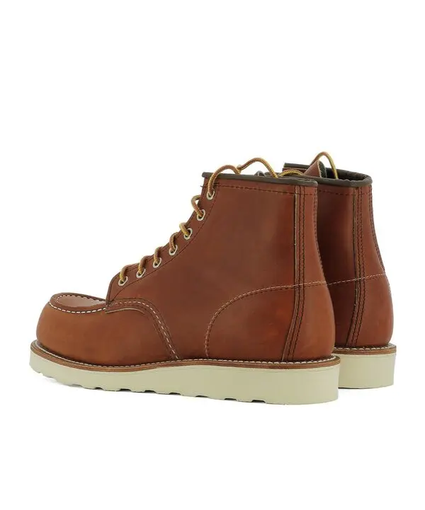 Red Wing Moc Lace-up Ankle Boots - Brown