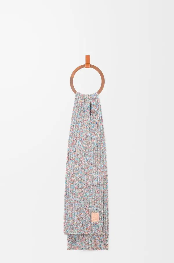 Loewe Anagram Embossed Scarf - Multicolor
