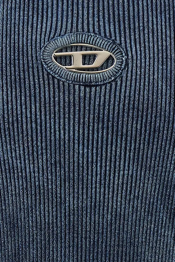 DIESEL® K-darin-d Long Sleeve Ribbed T-shirt - Blue