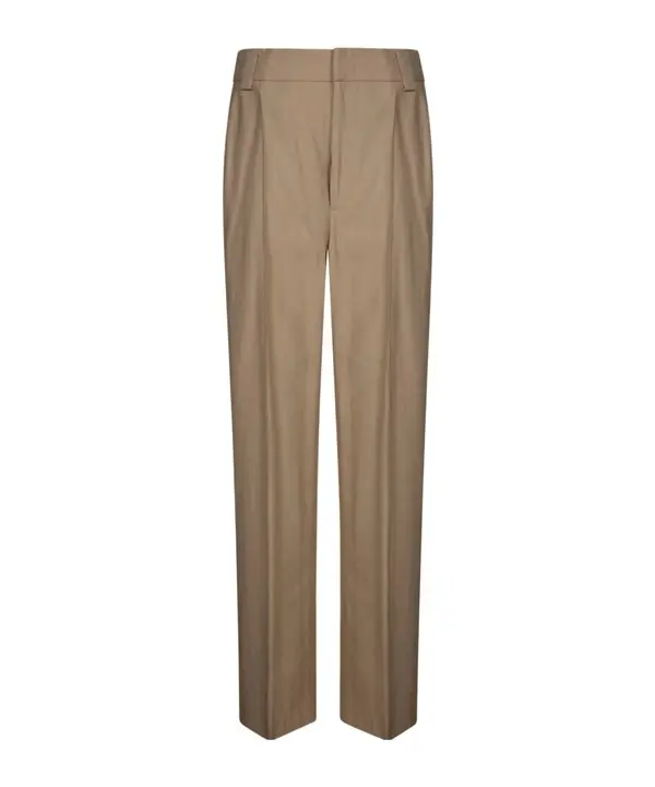DONDUP Tailored Straight-leg Pants - Brown