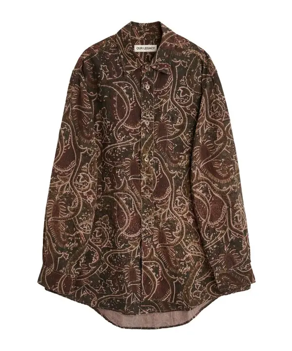 Our Legacy Vast Paisley Print Shirt