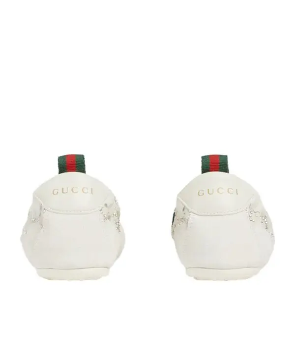 Gucci Embellished Lace-up Sneakers