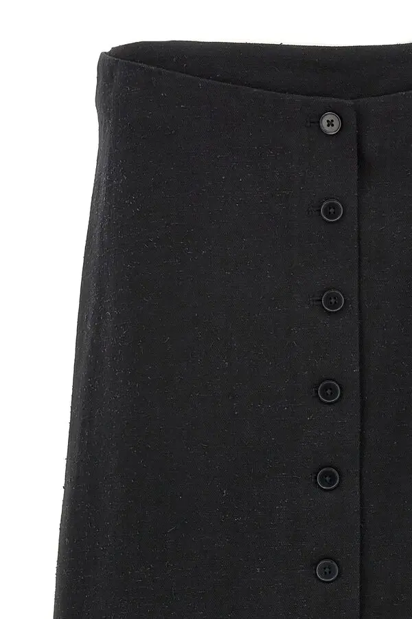 LOULOU STUDIO Buttoned Midi Skirt