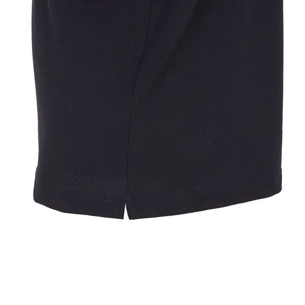 Moncler Logo Patch Short-sleeved Polo Shirt - Dark Blue