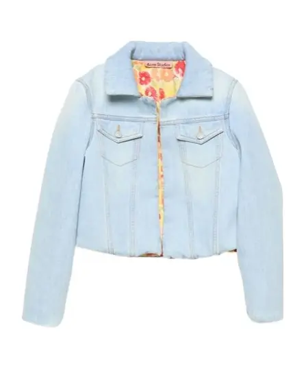 Acne Studios Denim Jacket With Studded Buttons